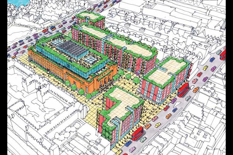 RSHP reveals first images of town hall redevelopment | News | Building ...
